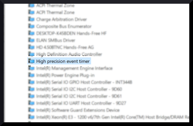High Precision Event Timer Driver Device Drivers